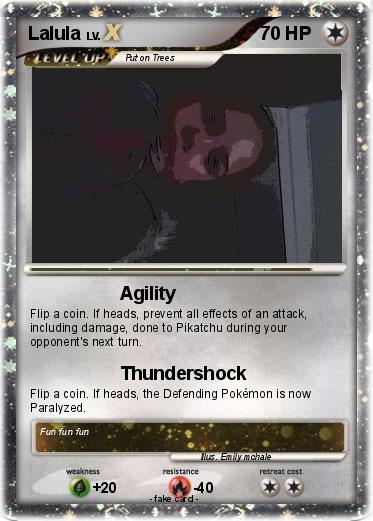 Pokémon Lalula - Agility - My Pokemon Card
