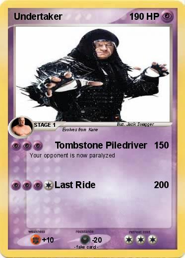 Pokémon Undertaker 891 891 - Tombstone Piledriver - My Pokemon Card