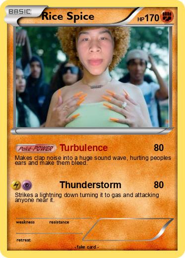 Pokémon Rice Spice - Turbulence - My Pokemon Card