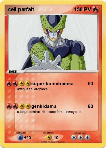 Pokémon cell parfait 6 6 - super kamehamea - Ma carte Pokémon