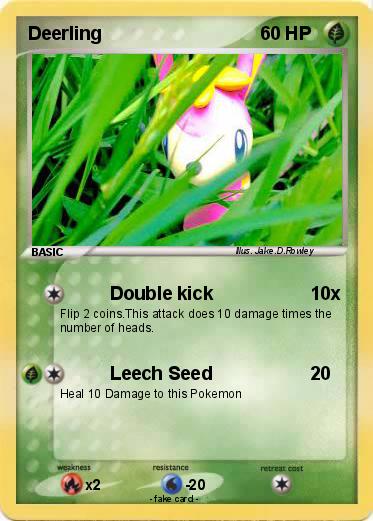 Pokémon Deerling 59 59 - Double kick - My Pokemon Card