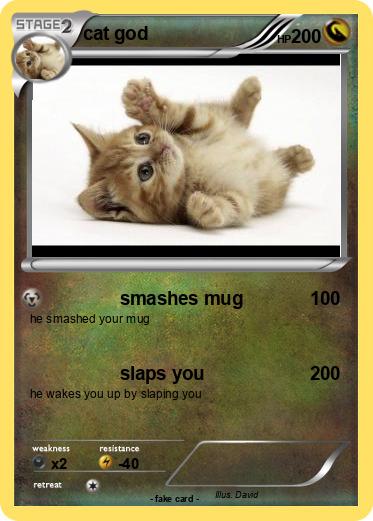 Pokémon cat god 19 19 - smashes mug - My Pokemon Card
