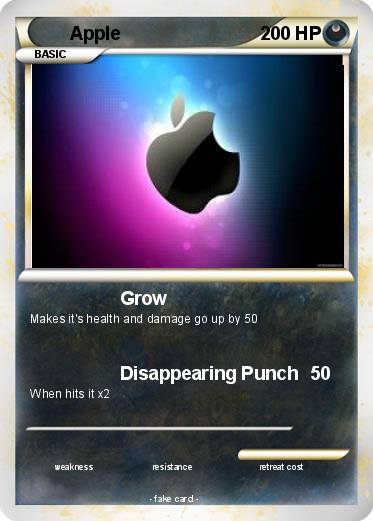 Pokémon Apple 362 362 - Grow - My Pokemon Card