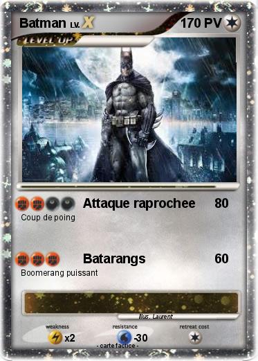 Pokémon Batman 892 892 - Attaque raprochee - Ma carte Pokémon
