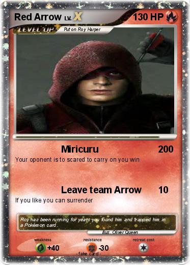 Pokémon Red Arrow 3 3 - Miricuru - My Pokemon Card