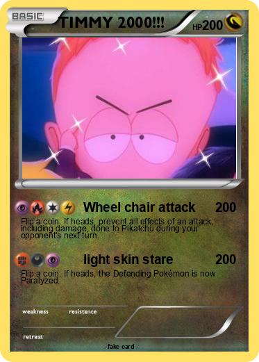 Pokémon TIMMY 2000 2000 - Wheel chair attack - My Pokemon Card