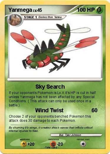 Pokémon Yanma 24 24 - Sky Search - My Pokemon Card