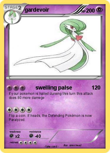 Pokémon gardevoir 613 613 - swelling palse - My Pokemon Card