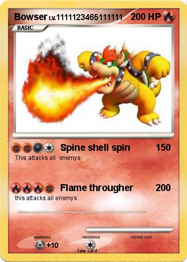 Pokémon Bowser 4062 4062 - Spine shell spin - My Pokemon Card