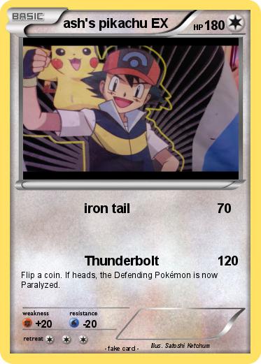 Ashs Pikachu Ex