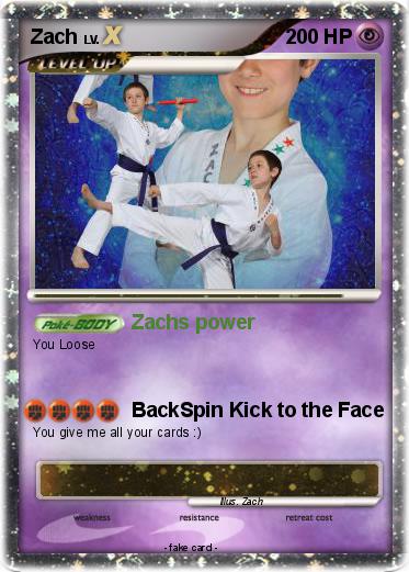 Pokémon Zach 279 279 - Zachs power - My Pokemon Card