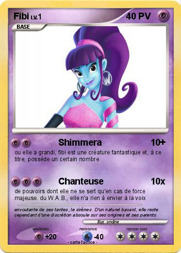 Pokémon Fibi 11 11 - Shimmera - Ma carte Pokémon