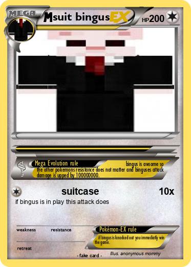 Pokémon suit bingus - suitcase - My Pokemon Card