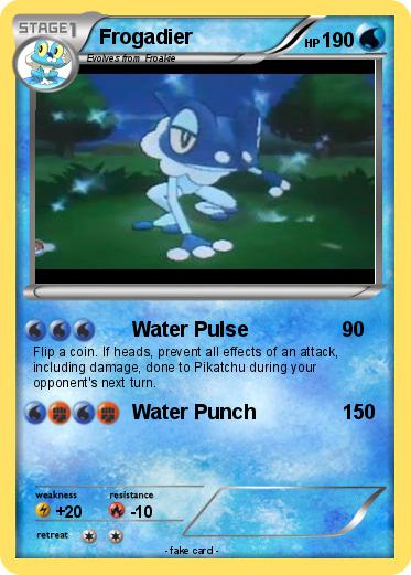 Pokémon Frogadier 96 96 - Water Pulse - My Pokemon Card