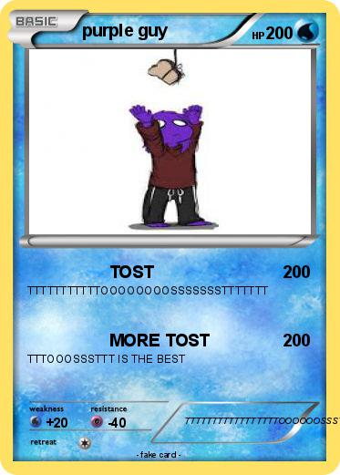 Pokémon purple guy 168 168 - TOST - My Pokemon Card