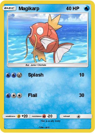 Pokémon Magikarp 1895 1895 - Splash - My Pokemon Card