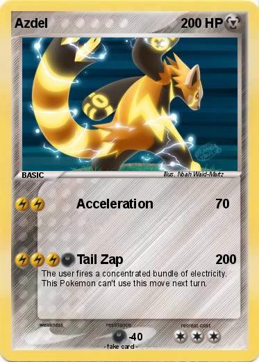 Pokémon Azdel - Acceleration - My Pokemon Card