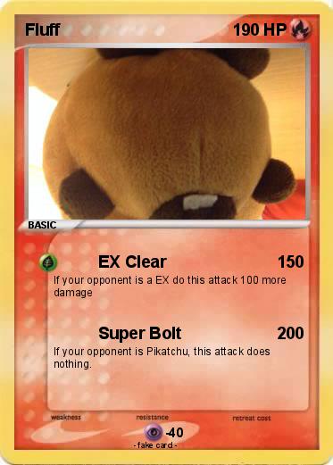 Pokémon Fluff 45 45 - EX Clear - My Pokemon Card