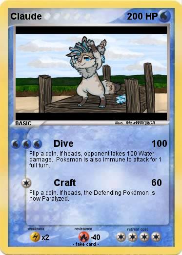Pokémon Claude 166 166 - Dive - My Pokemon Card