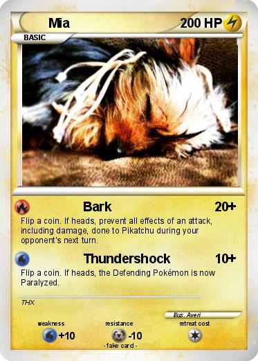 Pokémon Mia 208 208 - Bark - My Pokemon Card