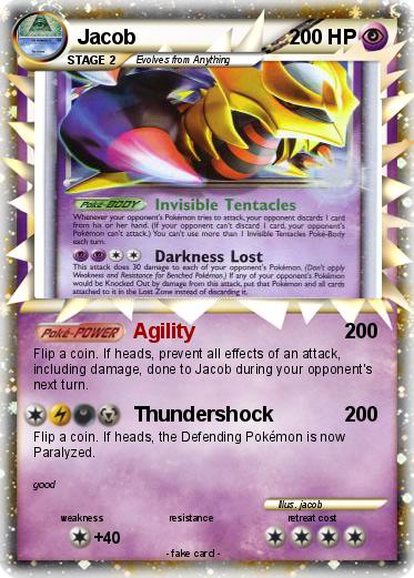 Pokémon Jacob 1005 1005 - Agility - My Pokemon Card