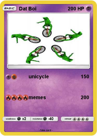 Pokémon Dat Boi 447 447 - unicycle - My Pokemon Card