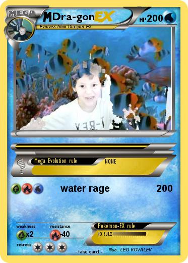 Pokémon Dra gon - water rage - My Pokemon Card