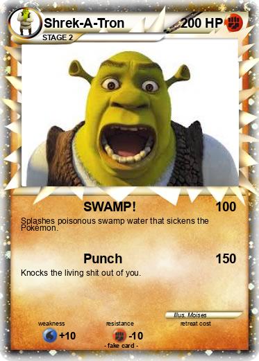 Pokémon Shrek A Tron - SWAMP! - My Pokemon Card