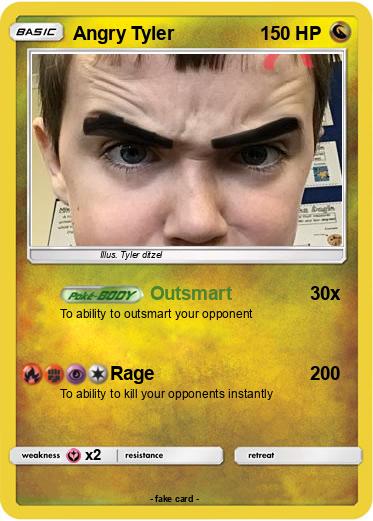 Pokémon Angry Tyler - Outsmart - My Pokemon Card