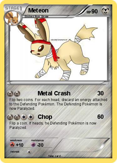 Pokémon Meteon 4 4 - Metal Crash - My Pokemon Card