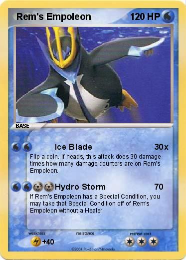 Pokémon Rem s Empoleon - Ice Blade - My Pokemon Card