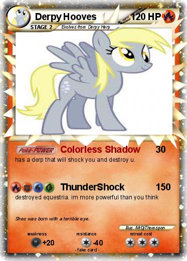 Pokémon Derpy Hooves 223 223 - Colorless Shadow - My Pokemon Card