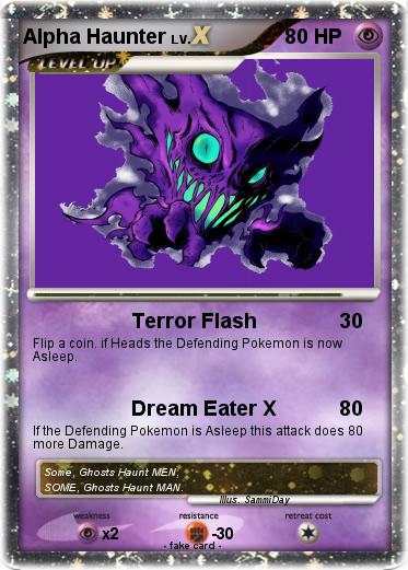 Pokémon Alpha Haunter 3 3 - Terror Flash - My Pokemon Card