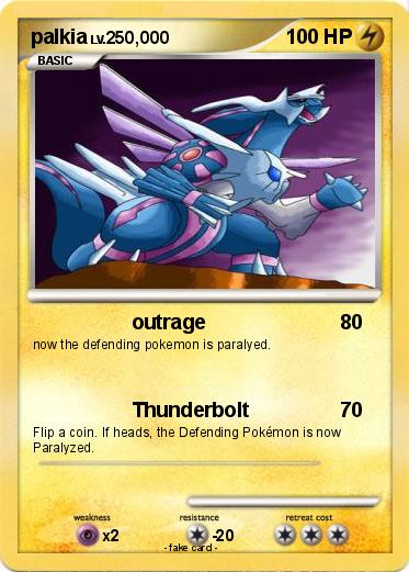 Pokémon palkia 1946 1946 - outrage - My Pokemon Card