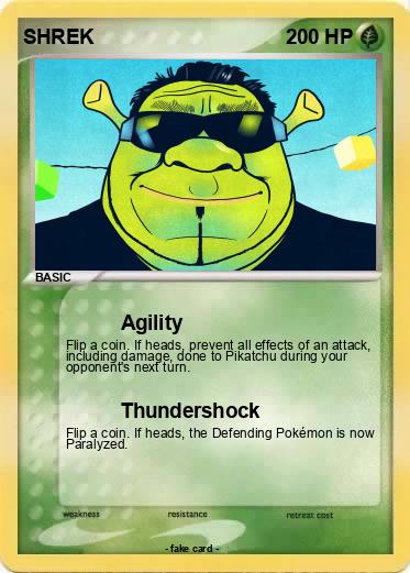 Pokémon SHREK 2005 2005 - Agility - My Pokemon Card
