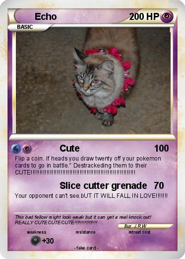 Pokémon Echo 105 105 - Cute - My Pokemon Card