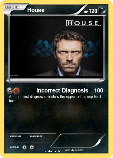 Pokémon House 95 95 - Incorrect Diagnosis - My Pokemon Card