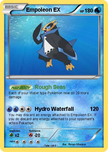 Pokémon Empoleon EX 35 35 - Rough Seas - My Pokemon Card