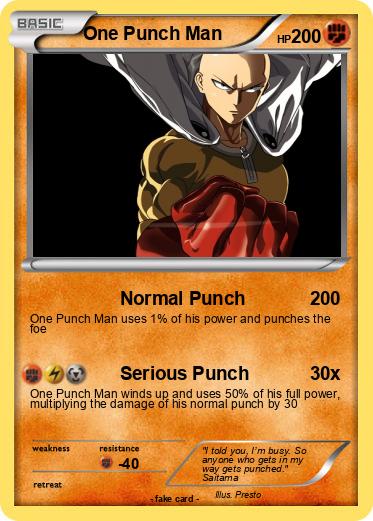 Pokémon One Punch Man 119 119 - Normal Punch - My Pokemon Card