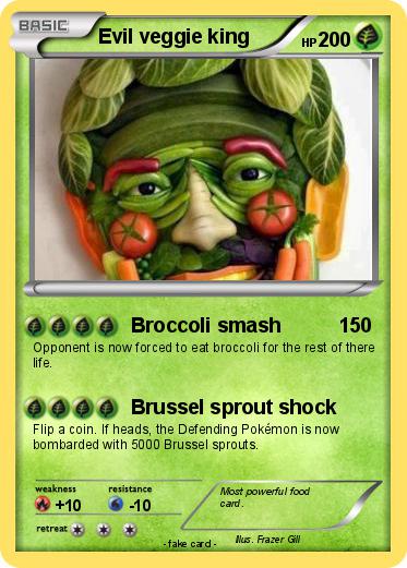 Pokémon Evil veggie king - Broccoli smash - My Pokemon Card