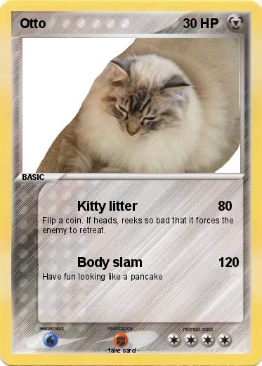 Pokémon Otto 68 68 - Kitty litter - My Pokemon Card