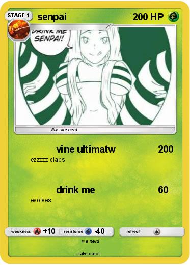 Pokémon senpai 49 49 - vine ultimatw - My Pokemon Card