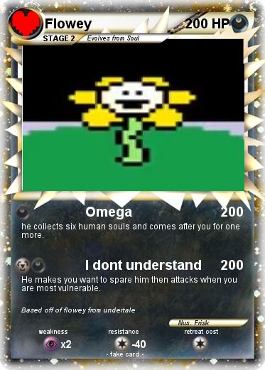 Pokémon Flowey 400 400 - Omega - My Pokemon Card