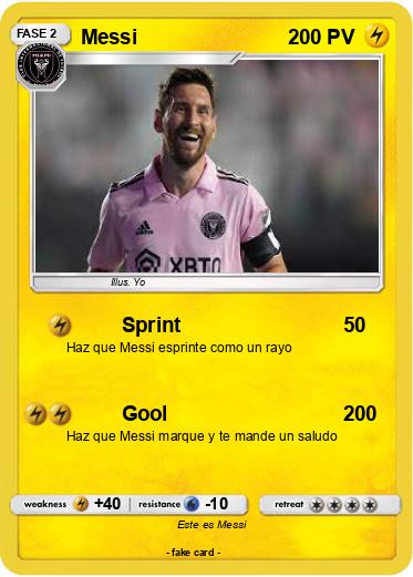 Pokémon Messi 2271 2271 - Sprint - Mi carta pokémon