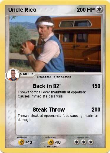 Pokémon Uncle Rico 6 6 - Back in 82' - My Pokemon Card