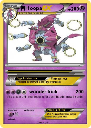 Pokémon Hoopa 691 691 - wonder trick - My Pokemon Card