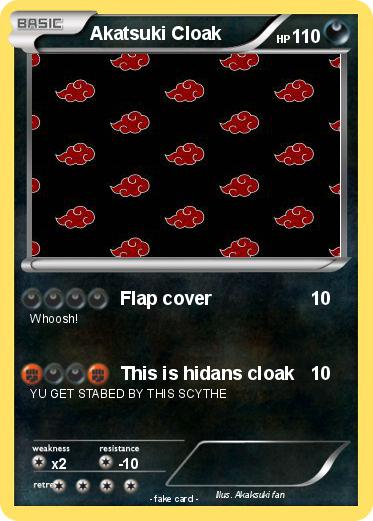 Pokémon Akatsuki Cloak 1 1 - Flap cover - My Pokemon Card