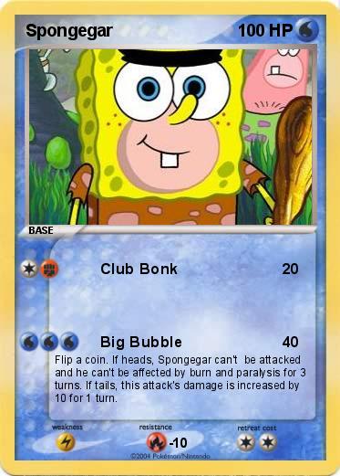 Pokémon Spongegar - Club Bonk - My Pokemon Card