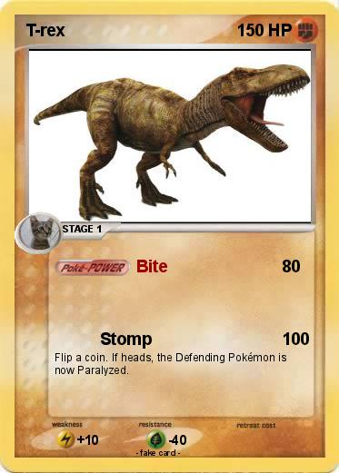 Pokémon T rex 855 855 - Bite - My Pokemon Card
