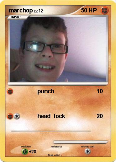 Pokémon marchop - punch - My Pokemon Card